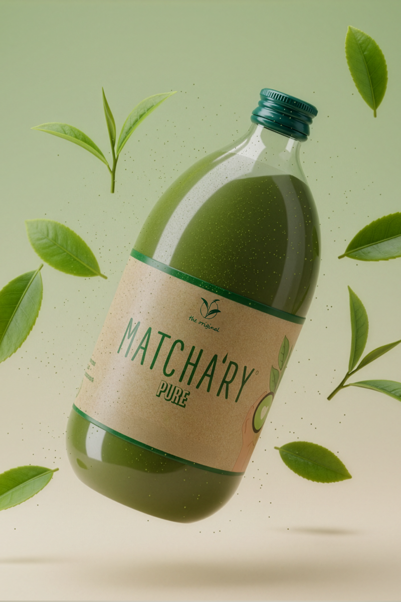 Gesunder Matcha-Sirup · Mit Ceremonial-Matcha-Pulver » Matchary®